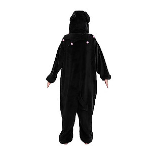 SAZAC Kuromi Kigurumi - Onesie Jumpsuit Halloween Costume (One Size)