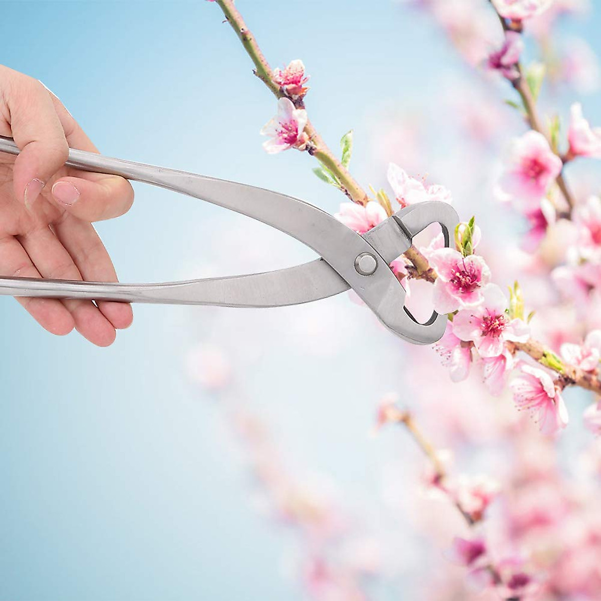 Omabeta 27cm Stainless Steel Trunk Splitter Bonsai Tools Professional Garden Branch Cutter Beginner Bonsai Tools Trunk Splitter Scissors Garden Pruning Equipment