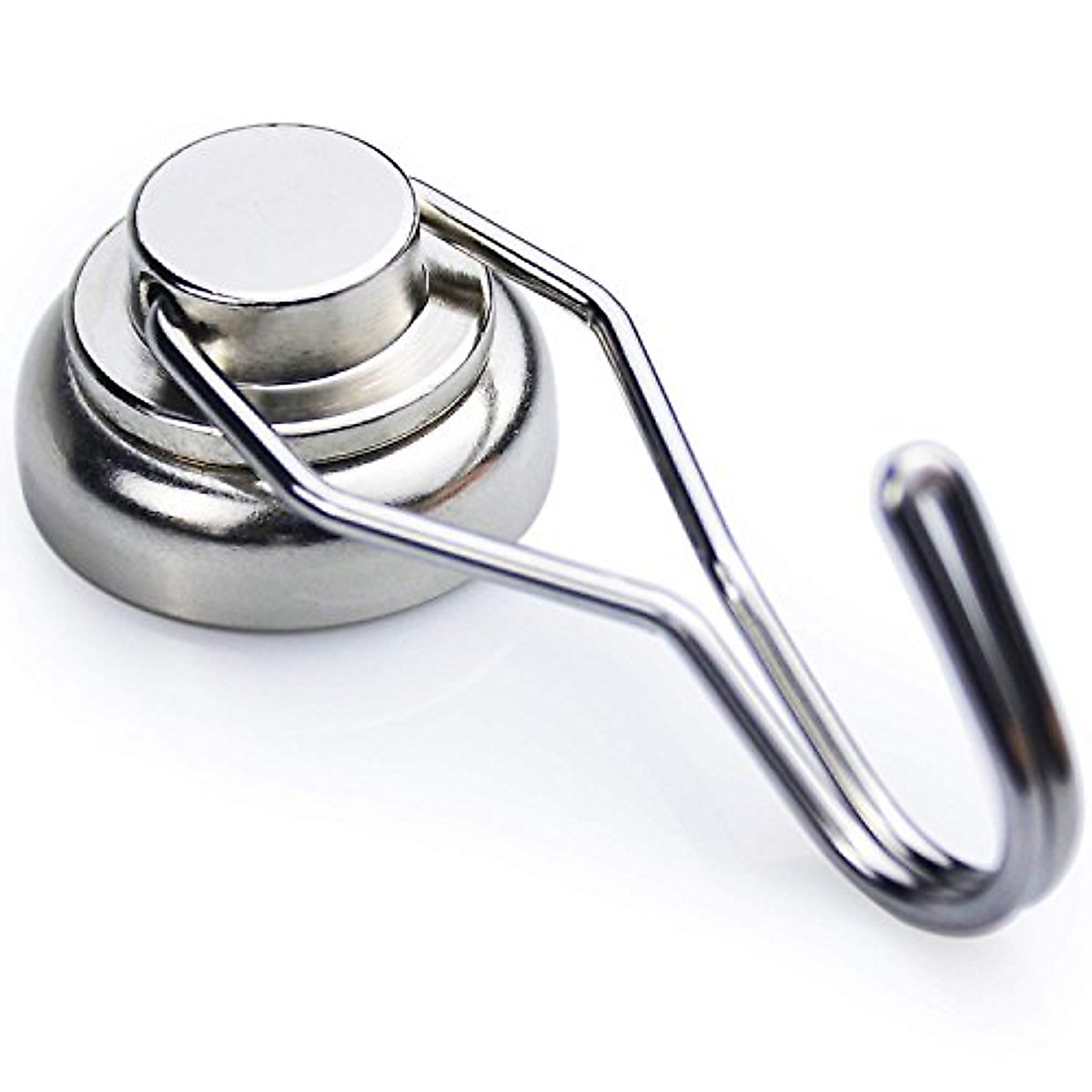 LOVIMAG Swivel Swing Strong Magnetic Hooks, 60LBS Magnetic Hooks Heavy Duty for Cruise, Home, Kitchen, Workplace, Office and Garage, 67.5mm(2.66in) in Length - Pack of 8