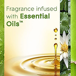 Glade Candle Bamboo & Waterlily Bliss, Fragrance Candle Infused with Essential Oils, Air Freshener Candle, 3-Wick Candle, 6.8 Oz