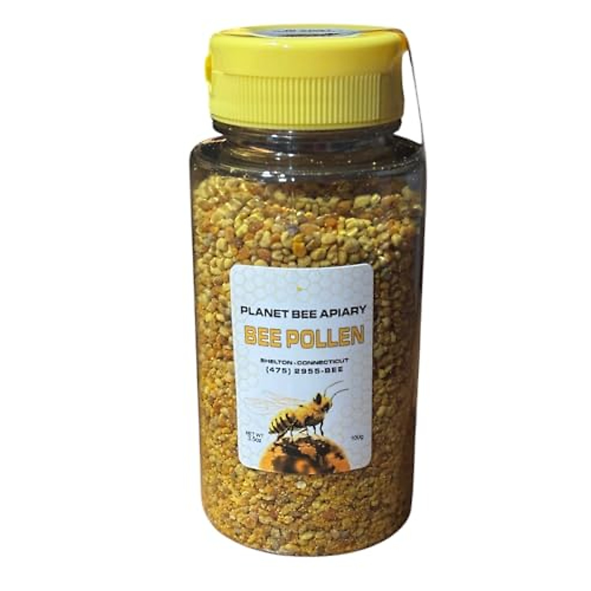 Bee Pollen Granules, 100% Raw, Superfood Packed with Proteins, Vitamins & Minerals. Source of Vitamin B, Amino Acids, & Antioxidants. Keto, Paleo Friendly, Gluten Free.