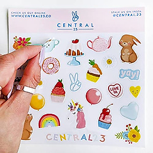 CENTRAL 23 - Cute & Quirky Birthday Card - “Magical Day” - For Him Her Men Women Brother Sister Brother Mom Dad Best Friend Kids - Comes With Fun Stickers