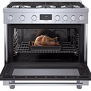 Bosch 800 Series HGS8655UC 36 Inch Freestanding Gas Range