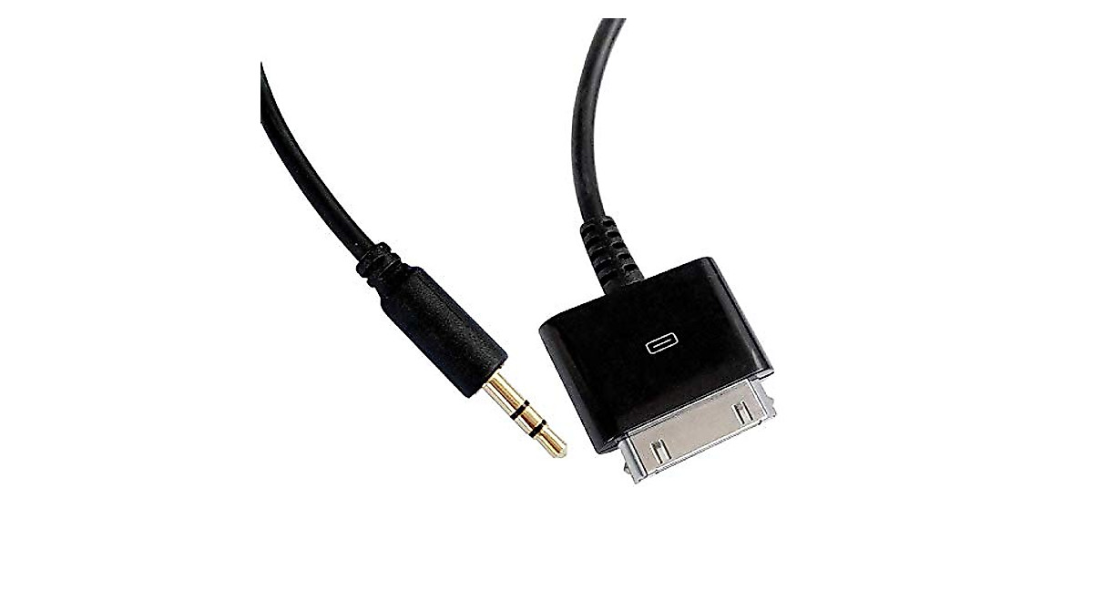 3.5mm AUX to 30-Pin Dock Adapter Cable for Stereo Audio