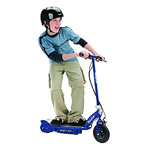 Razor E100 & E125 Kids 24 Volt Motorized Electric Battery Powered Toy Scooters, Blue & Purple
