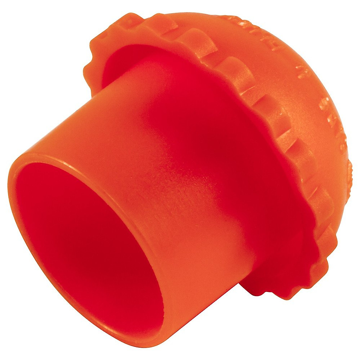 Caplugs ZBC01Q1 Plastic Cylinder Valve Threaded Cap BC-01, PE-LD, Please See Drawing, Orange (Pack of 8)