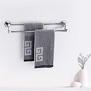 Towel Racks Towel Rail Towel Rails Wall Mounted Bath Towel Rack,Stainless Steel Wall Mount Finish Towel Rod for Bathroom Kitchen Towel Bar Storage Hanger/40Cm-80Cm(80Cm)