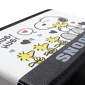 Finex White Dog PU Leather Collapsible Foldable Storage Organizer Box for Table Desk Office Accessories Pencil Pen Remote Contol Holder - Random