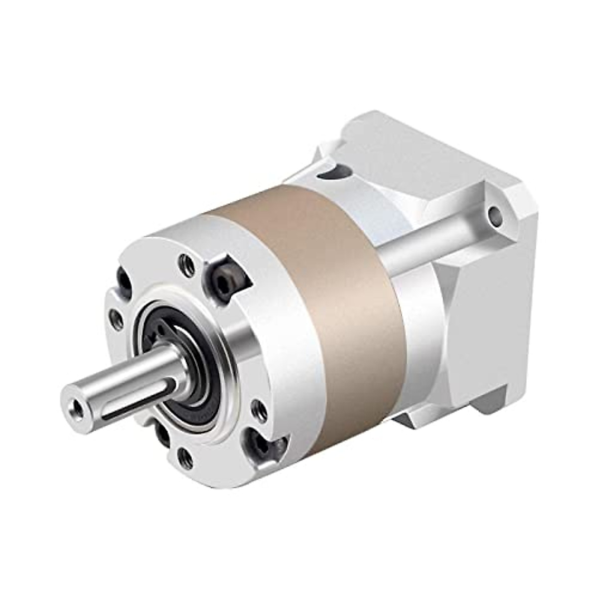WYanHua-Electric Gearbox Nema 17 Gear Head Speed Reducer, Ratio 5:1/10:1/20:1/50:1/100:1, 5mm Input 8mm Output Stepper Motor Planetary Gearbox Durable (Hole Diameter : Ratio 20 to 1)