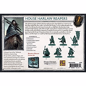 CMON A Song of Ice and Fire Tabletop Miniatures Game Harlaw Reapers Unit Box Strategy Game for Teens and Adults Ages 14+ 2+ Players Average Playtime 45-60 Minutes Made SIF905 Multi Color