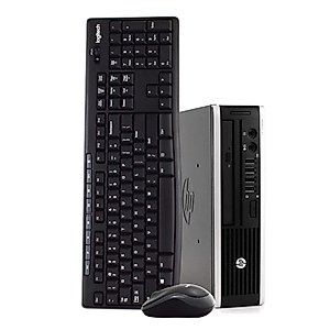HP Compaq 8200-USFF, Core i5-2400S 2.5GHz, 8GB RAM, 240GB Solid State Drive, DVD, Windows 10 Pro 64bit, (Renewed)