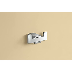 Moen Kyvos Brushed Nickel Double Modern Robe Hook, BP3703BN Small