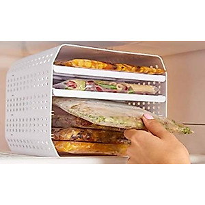 Freezer Cube 5 Tier Zip Lock Freezer Bag Storage System By SkyMall