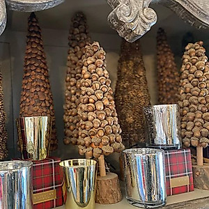 TOPZEA 150 Pack Artificial Acorns, Simulation Small Acorn with Natural Caps, Lifelike Fake Acorn Prop Table Vase Bowl Fillers, Festival Decor for Fall, Thanksgiving, Christmas, Crafts Supplies