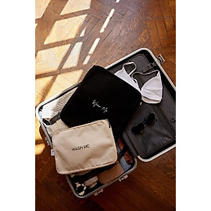 Two-Sided Travel Laundry Bag/Packing Cube for Travel (NATURAL)