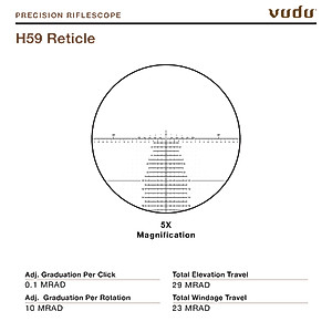 EOTECH Vudu 5-25x50mm Precision Rifle Scope