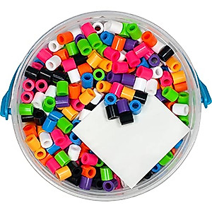 Perler 439458 BIGGIE Beads 1,200/Pkg, Assorted Colors