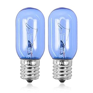 2 Pcs Refrigerator Light Bulb Fit for Frigidaire Kenmore Electrolux Gibson Crosley Kelvinator Kenmore Elite Pro etc Replace 297048600 241552802 AH976993 EA976993 AP3770086 1056577, 110V-130V T8 40W