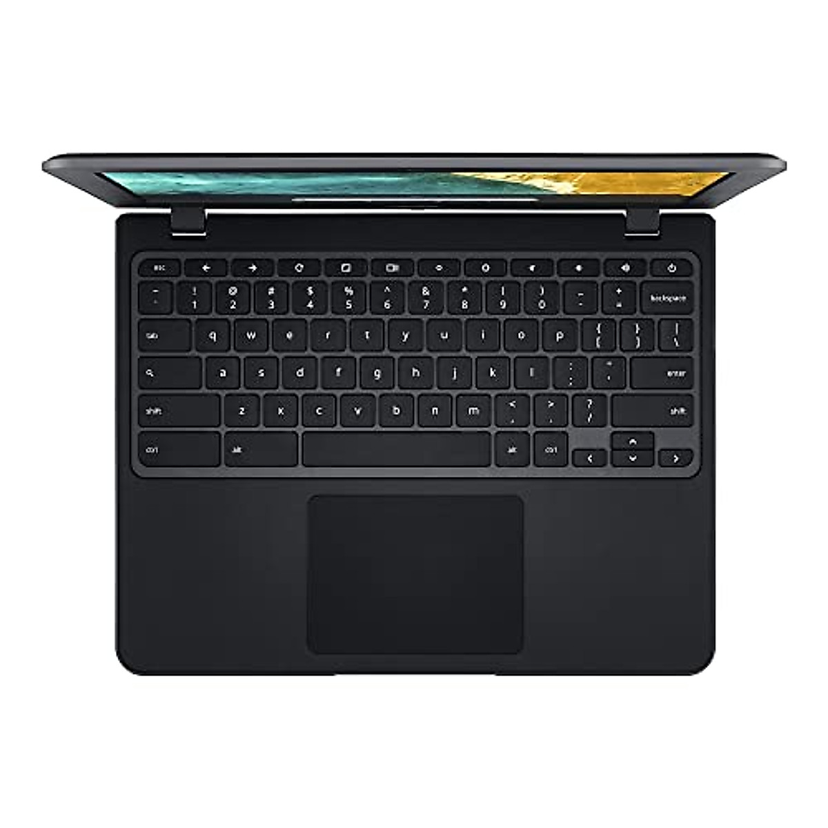 Acer Chromebook 512 12" HD Laptop Computer, Intel Celeron N4020 up to 2.6GHz, 4GB LPDDR4 RAM, 32GB eMMC, 802.11AC WiFi, Bluetooth 5.0, Type-C, Black, Chrome OS, BROAG 3Feet USB Extension Cable