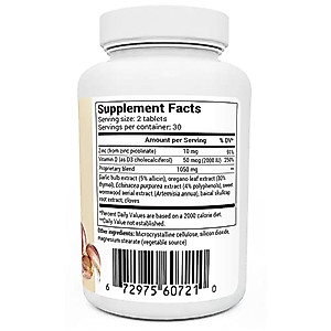 Dr. Berg's Bacti-Cleanse - 8in1 Immune Booster Supplements with Digestive and Inflammation Support Formula - Natural Phytonutrients Minerals and Rich in Antioxidants w/ Vitamin D3 & Zinc - 60 Capsules