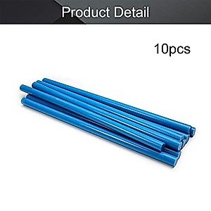 Othmro 10Pcs Hot Glue Sticks 9.8" Length 0.43" Dia Glue Sticks Bulk, Hot Glue Gun Refill Sticks, Hot Melt Adhesive Glue Stick All-Purpose Dual Temp Glue Sticks (Blue)