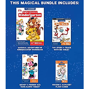 Disney Learning | Magical Kindergarten Learning Kit | 4 Products, Ages 3+