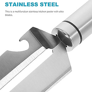 BESTONZON Multifunction Paring Knife Stainless Steel Peeler Gourd Grater Parer for Vegetable Fruit