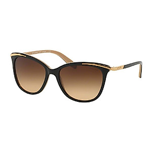 Ralph Lauren RA5203 109013 54M Black Nude/Brown Gradient Cateye Sunglasses For Women + BUNDLE with Designer iWear Eyewear Kit