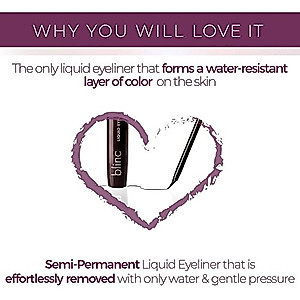 Blinc Tubing Liquid Eyeliner, Ultra-Longwearing, Highly-Pigmented, Smudgeproof Eye Liner with Precise Tip, Vegan, Gluten-Free and Cruelty-Free, 6ml / 0.2 Fl Oz