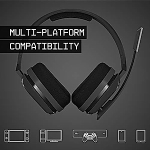 ASTRO Gaming A10 Wired Gaming Headset, Lightweight and Damage Resistant, ASTRO Audio, 3.5 mm Audio Jack, for Xbox Series X|S| One, PS5, PS4, Nintendo Switch, PC, Mac- Black/Green