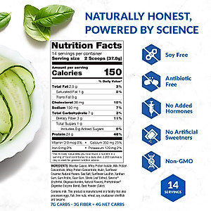 BioTrust Low Carb Protein Powder – Delicious Whey & Casein Blend from Grass-Fed Hormone Free Cows – Non GMO, Gluten Free (Strawberry Banana)