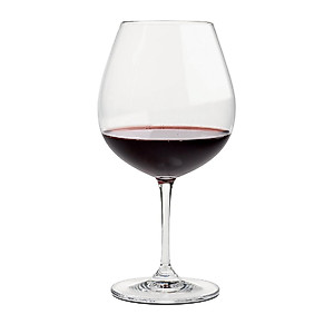 Riedel Vinum Pinot Noir Glasses (Set of 2) with Large Microfiber Polishing Cloth Bundle (3 Items)