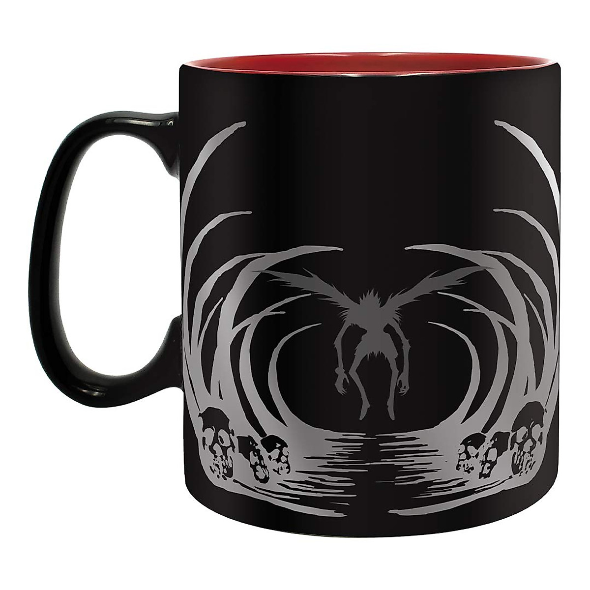 ABYSTYLE Death Note Shinigami Ceramic Coffee Tea Mug 16 Oz. Features Shinigami & First Rule of Death Anime Manga Drinkware Home Essential Gift