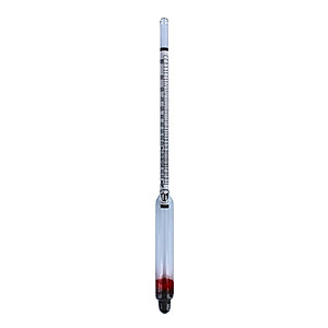 Proof And Tralle Hydrometer With 12" Glass Test Jar With Distiller's Active D...