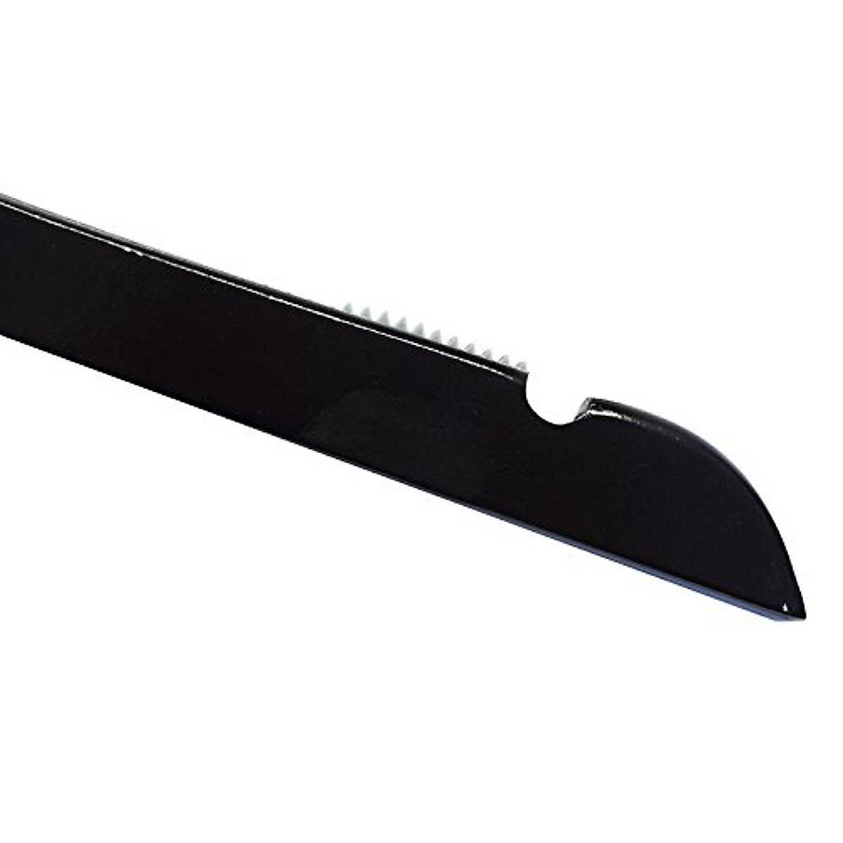 NAHANCO 20417 Wooden Top Hanger, Flat, 17", High Gloss Black Finish (Pack of 100)