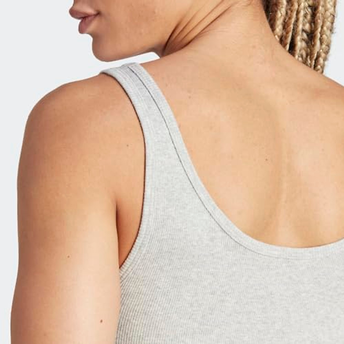 Adidas Women's Tank Top, Heather Grey, S