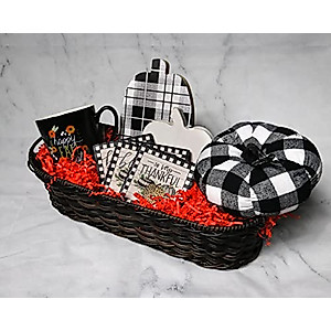 MagicWater Supply Crinkle Cut Paper Shred Filler (1/2 LB) for Gift Wrapping & Basket Filling - Orange