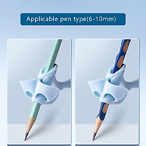 4 Pieces Pencil Grips Trainer for Both Left-Handed and Right-Handed, Kids Handwriting Aid Correction Tool for Preschool Homeschool Kindergarten Classroom