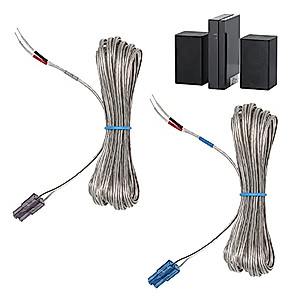 2 Pcs AH81-02137A Speaker Wire for Samsung HT-BD3252 HT-C650W HT-C6600 HW-J370 HW-K370 HW-JM37 HW-KM37 HW-J470 HW-K470 HT-J7500W HT-H7730WM HT-H7750WM HT-F5500W HT-FM65WC HT-F9730W SWA-8500S Speaker