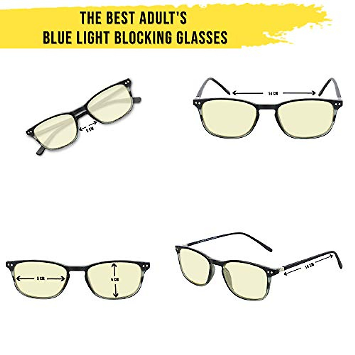 Optix 55 Computer Lens Reading Glasses-Reduce Screen & Monitor Glare-Case and Cloth