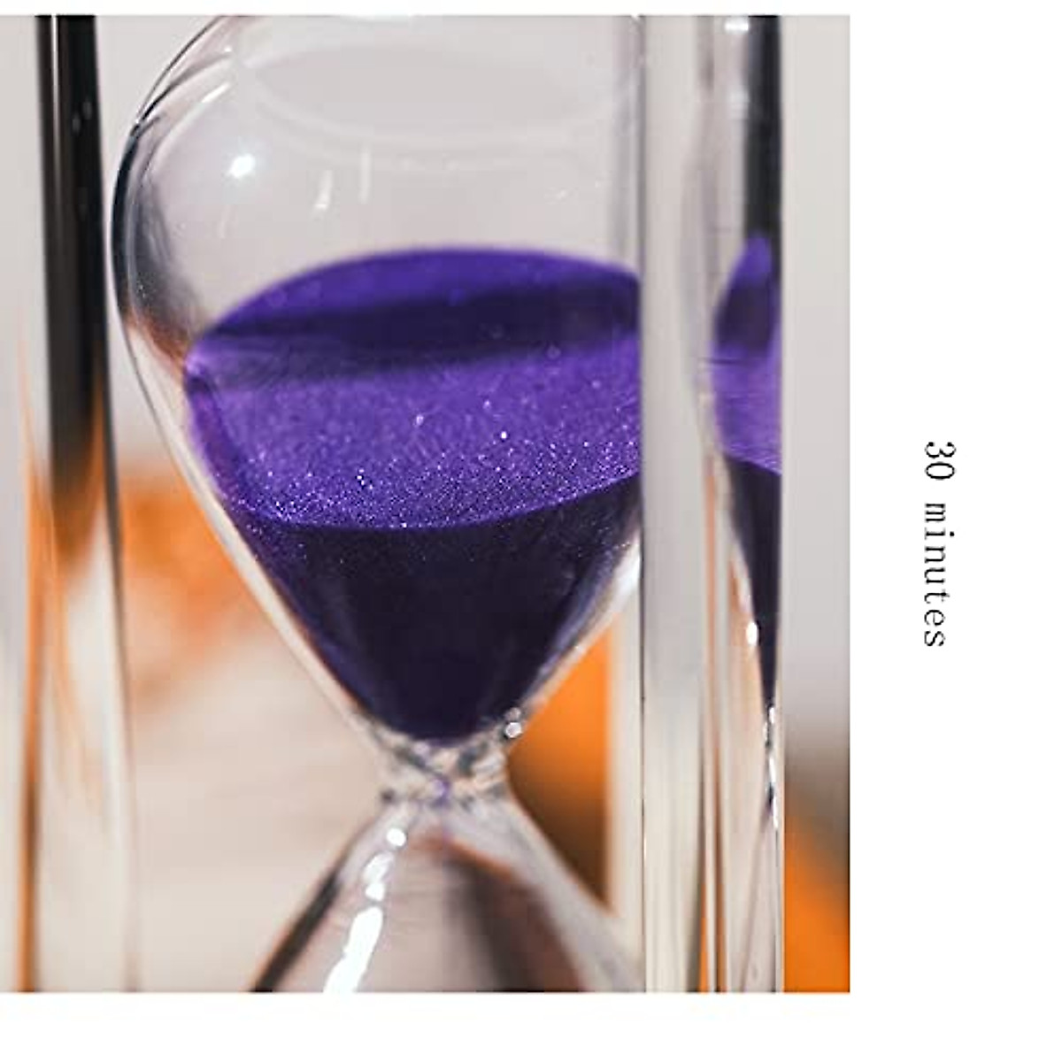 30 Minute Hourglass Timer with Purple Sand and Gift Box
