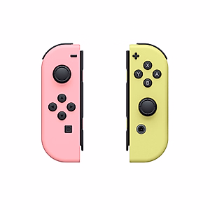 Joy-Con (L)/(R) - Pastel Pink/Pastel Yellow (Renewed)