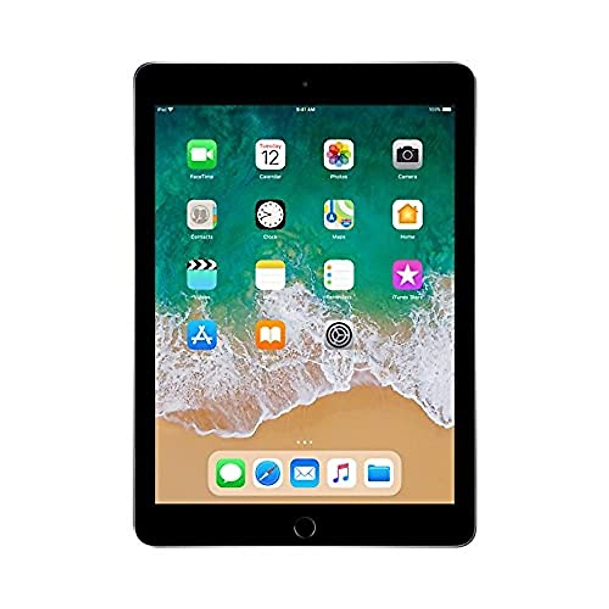 Apple iPad (5thGEneration) Wi-Fi, 128GB - Space Gray (Renewed)