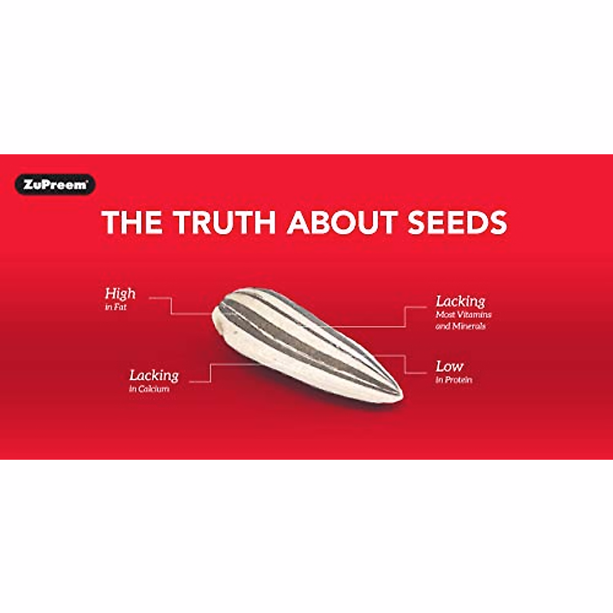 Premium Nutritional Products Zupreem Avianbreeder Parrots & Conures Fruitblend Flavor, 40 lb (230153)