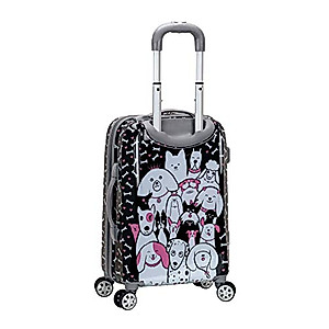Rockland Vision Hardside Spinner Wheel Luggage, Assorted/Multicolor, Carry-On 20-Inch