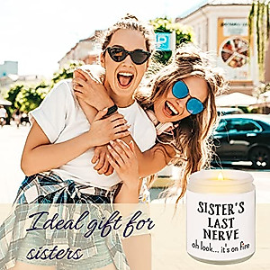 PETALSUN Sister Gifts, Funny Sisters Gifts from Sister Brother, Sister Birthday Gifts for Sister, Gifts for Sister in Law, Lavender Scented Candle