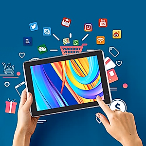 ATOZEE 7 Inch Tablet 64GB Storage Tab 2GB RAM Quad-core CPU 1.5GHZ, Android 11 Tablets, WiFi BT Dual Cameras (Black Tableta)