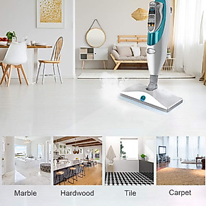 Fushing 7Pcs Steam Mop Pads, Washable Microfiber Cleaning Steamer Replacement Pads for Shark Steam & Spray Mop S3101 S3251 SK460 SK410 S3101n2 S3250 SK435CO SK140 SK141,Blue