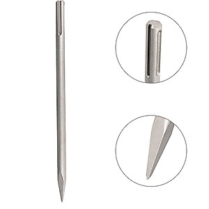 ALL-CARB 3Pcs 16-Inch Chisel Set, Heavy Duty Rotary Hammer Chisel Bit Set, Including Flat Chisel, Point Chisel and Scaling Chisel