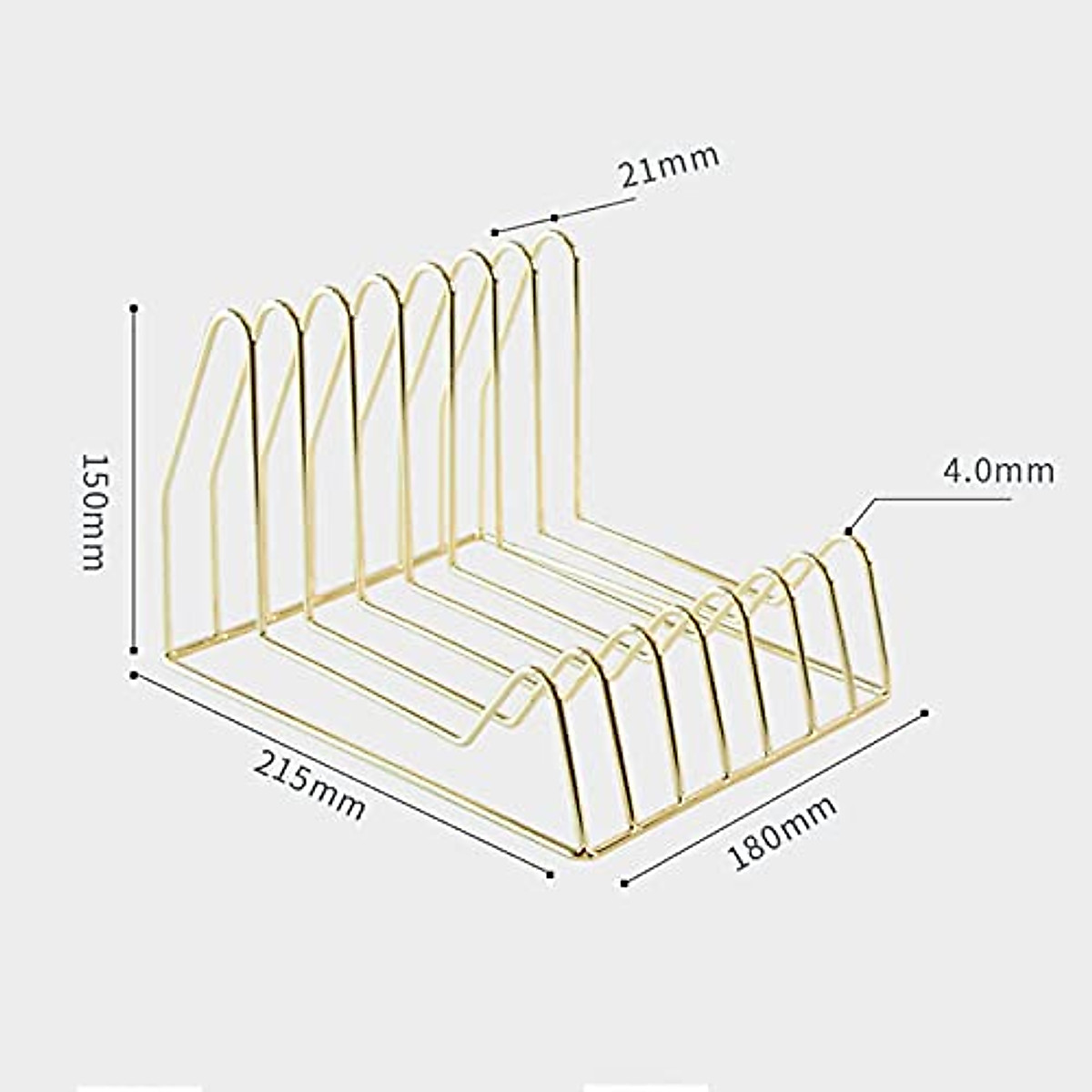 Decorative bookends Gold Bookend Desktop Desk Organizer Iron Book Holder Book Stand Office Supplies Desk Accessories Non-Skid Bookends Stand bookends